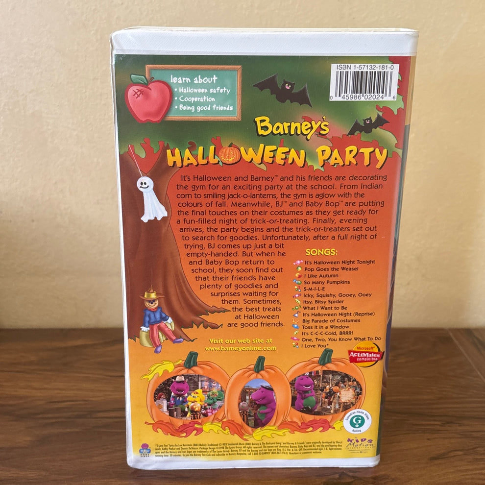 Barneys Halloween Party 1998 VHS Classic Collection – Omg I Had That